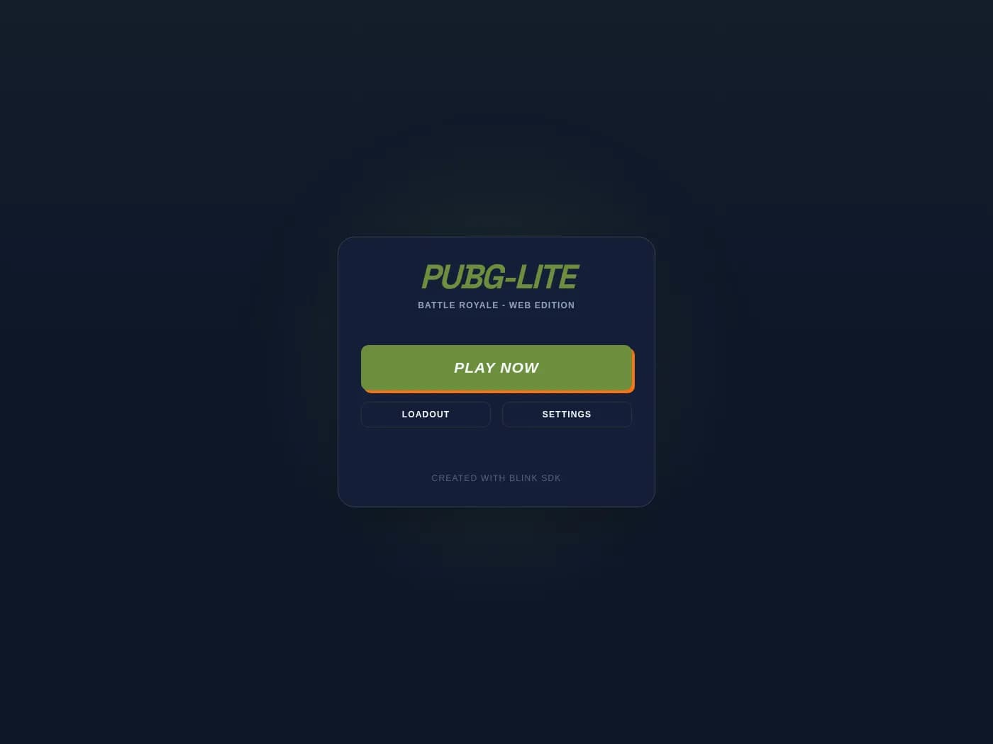 PUBG-Lite Shooter