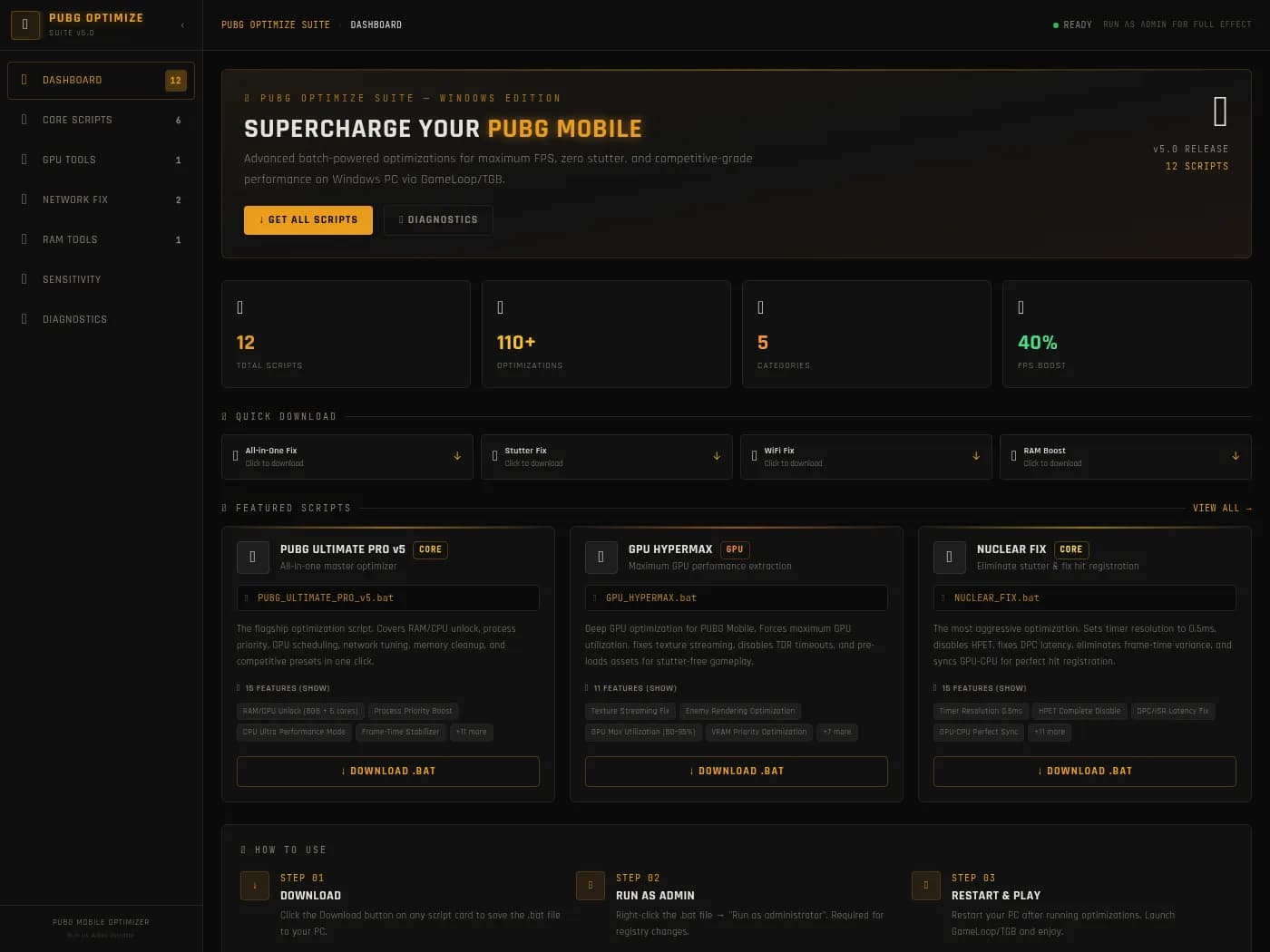 PUBG Optimize Suite