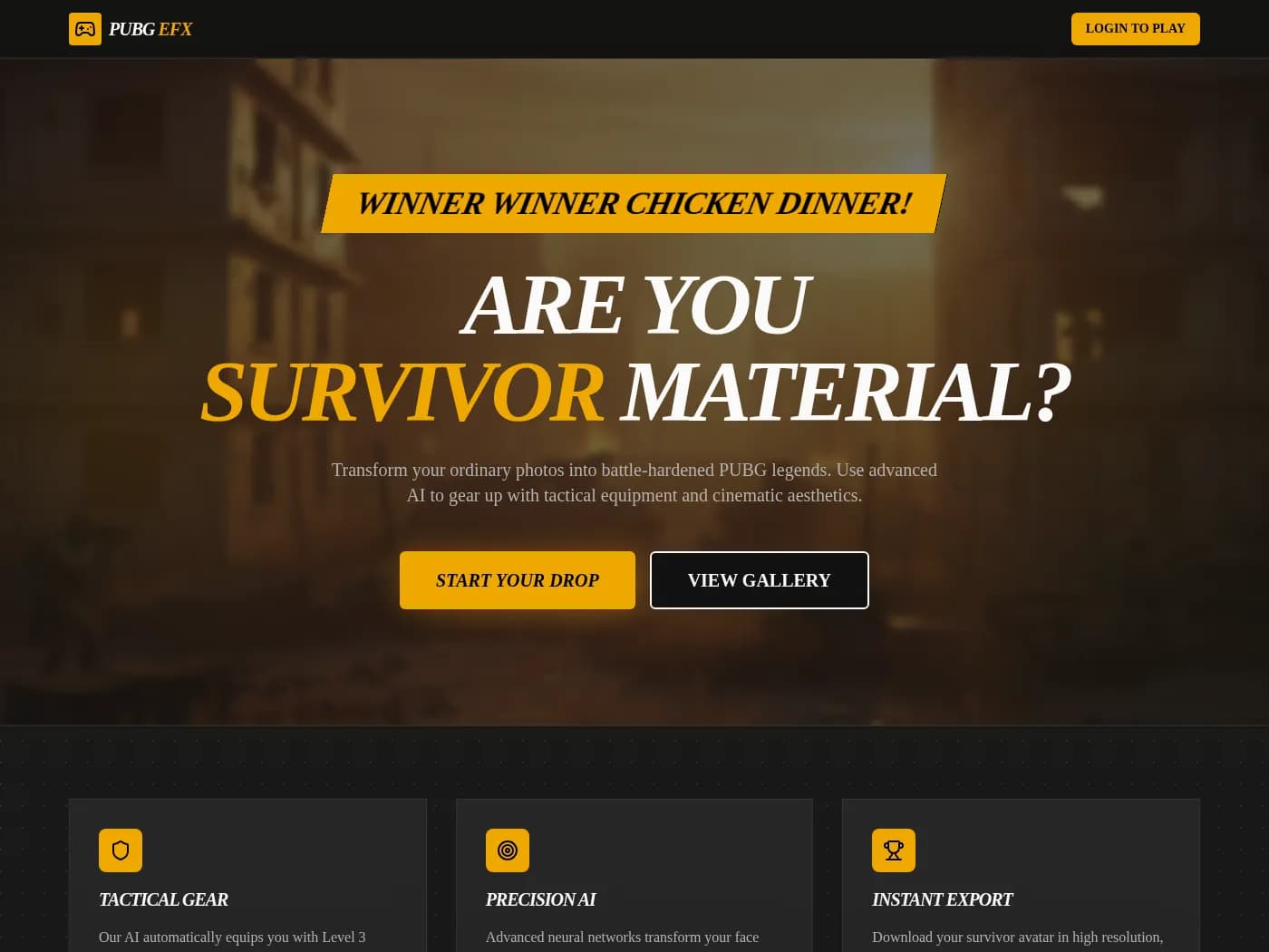 PUBG Photo Generator