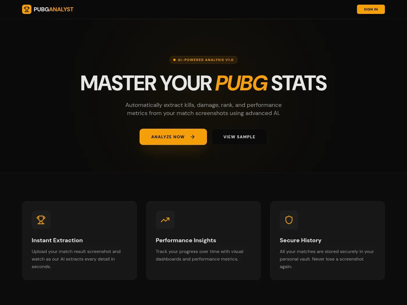 PUBG Result Analyzer