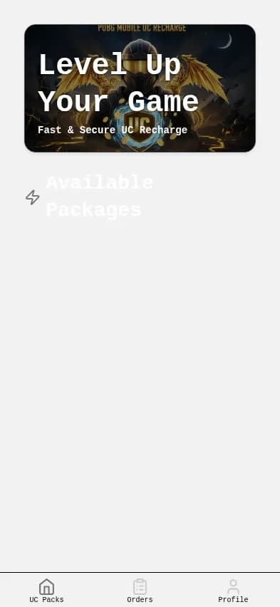 PUBG UC Recharge App