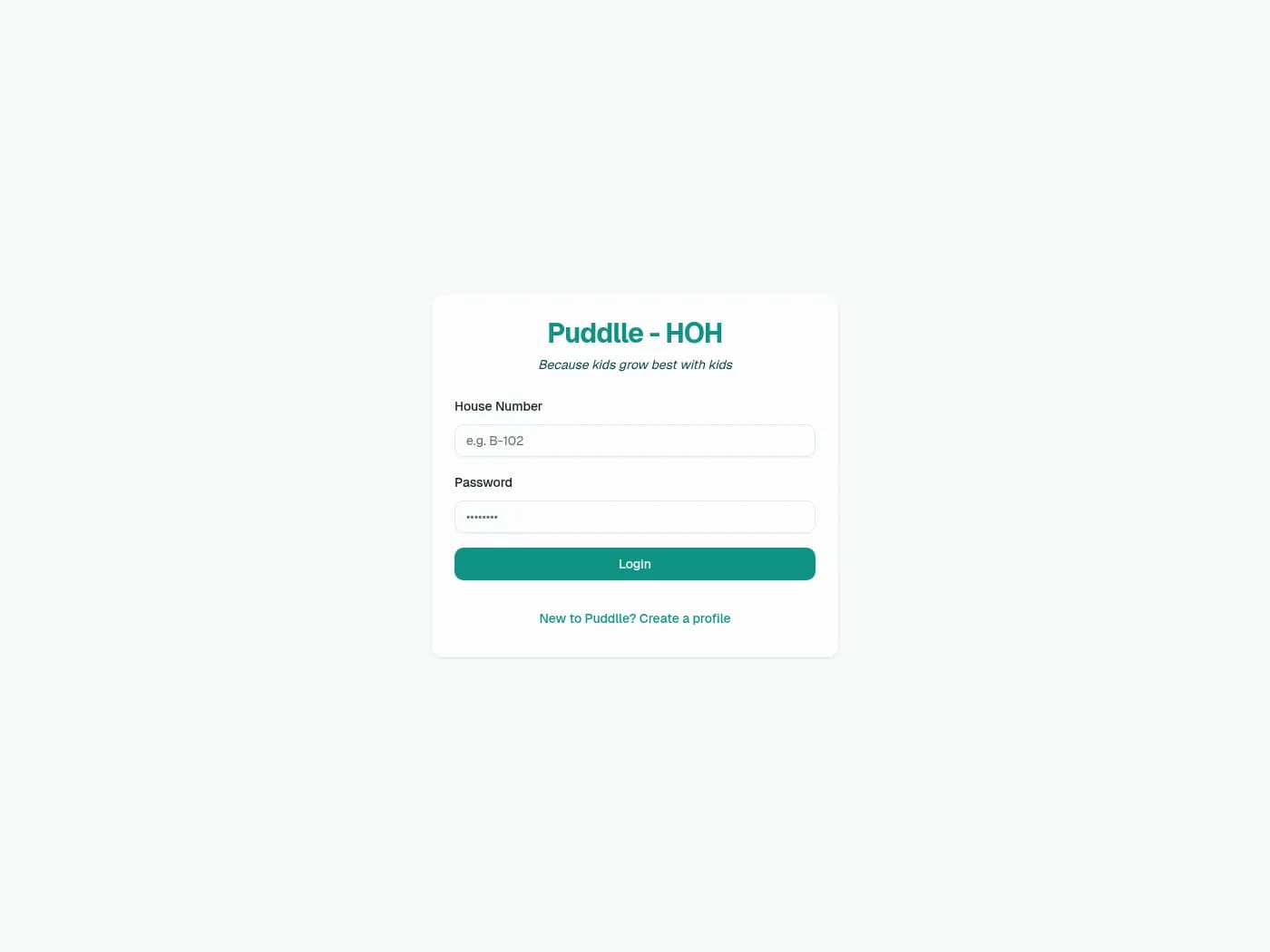 Puddlle Playdate Portal