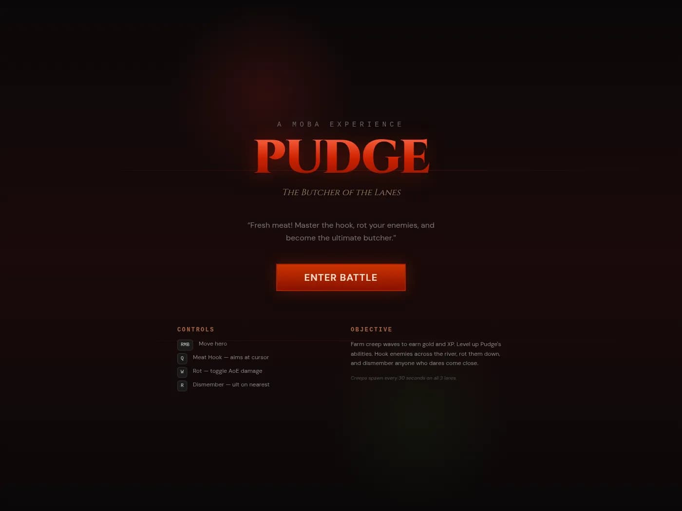 Pudge MOBA Replica