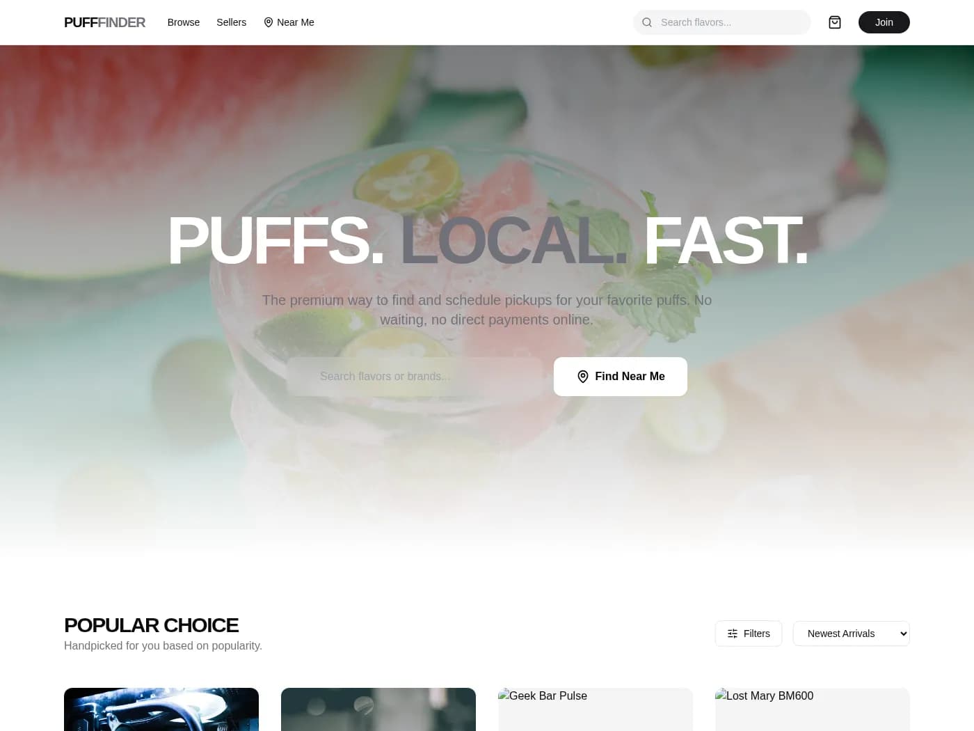 Puff Shop Finder