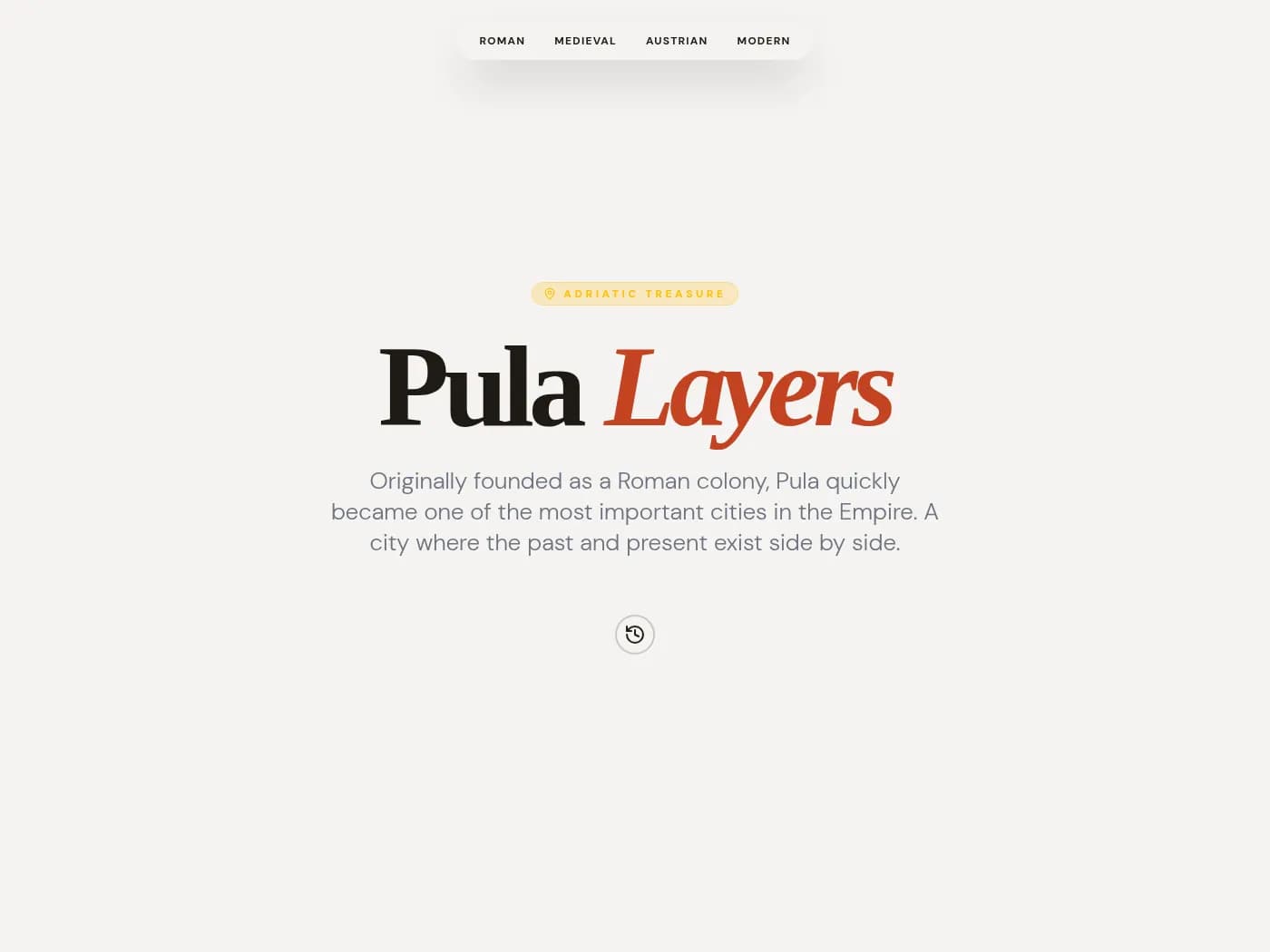 Pula History Interactive