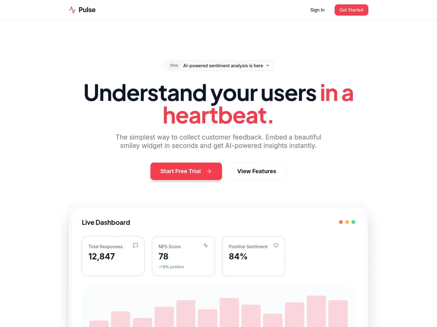 Pulse Feedback Widget