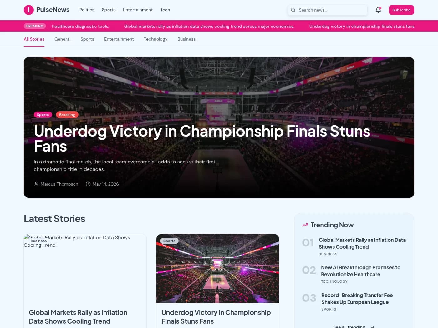 PulseNews Hub