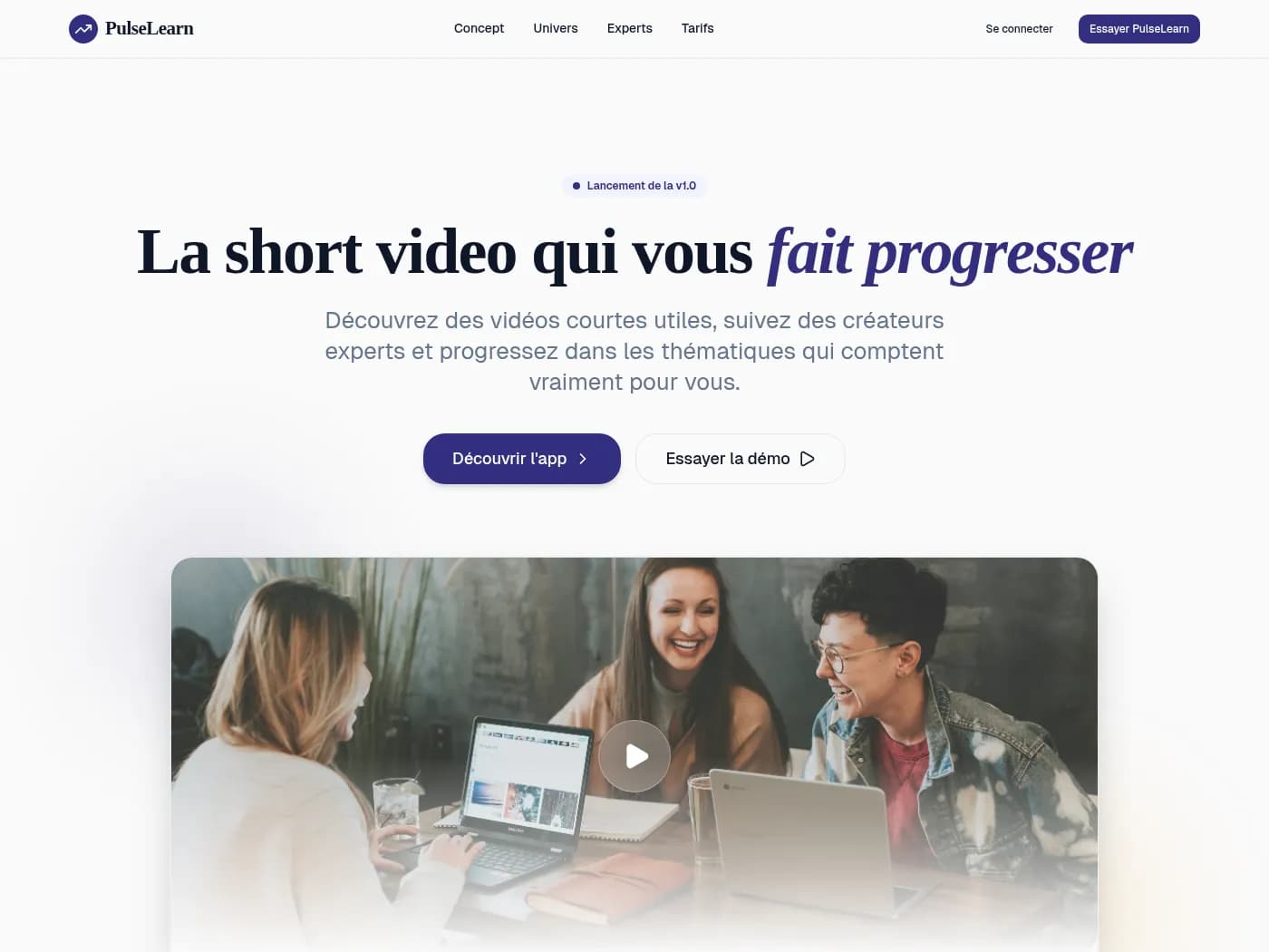 PulseLearn Plateforme Vidéo Utile