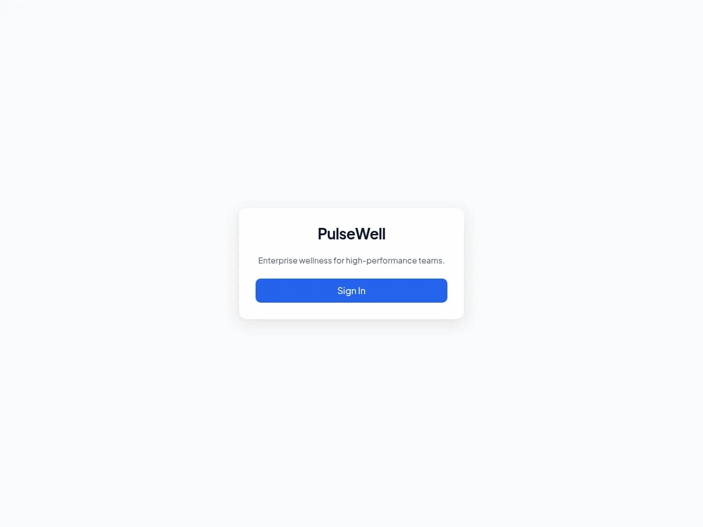 PulseWell Enterprise Suite