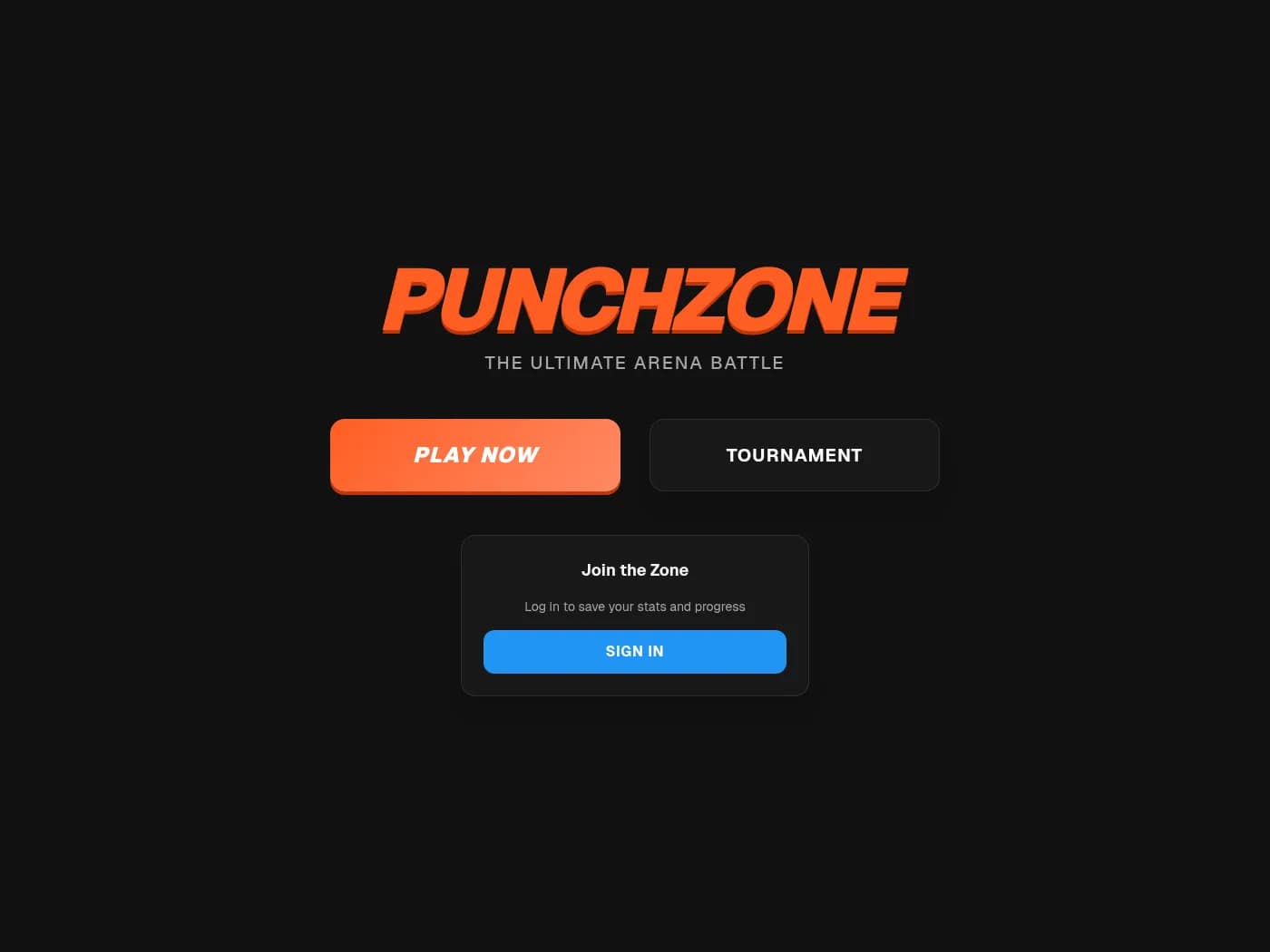 PunchZone Online Game