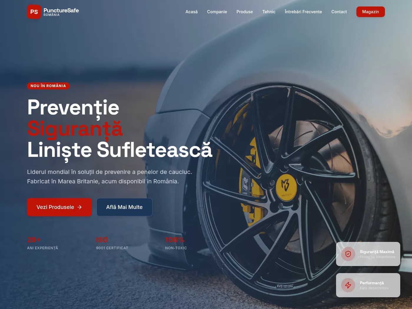 PunctureSafe Romania Site