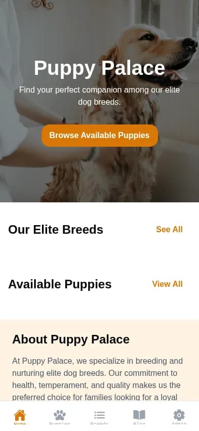 Puppy Palace Web