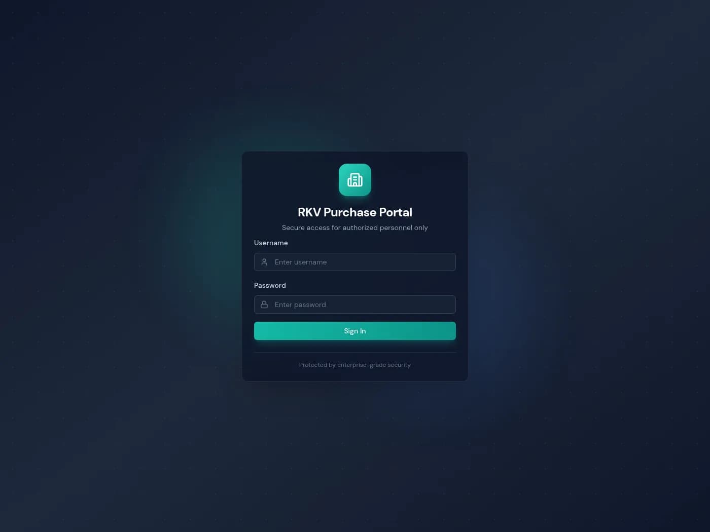 RKV Purchase Portal