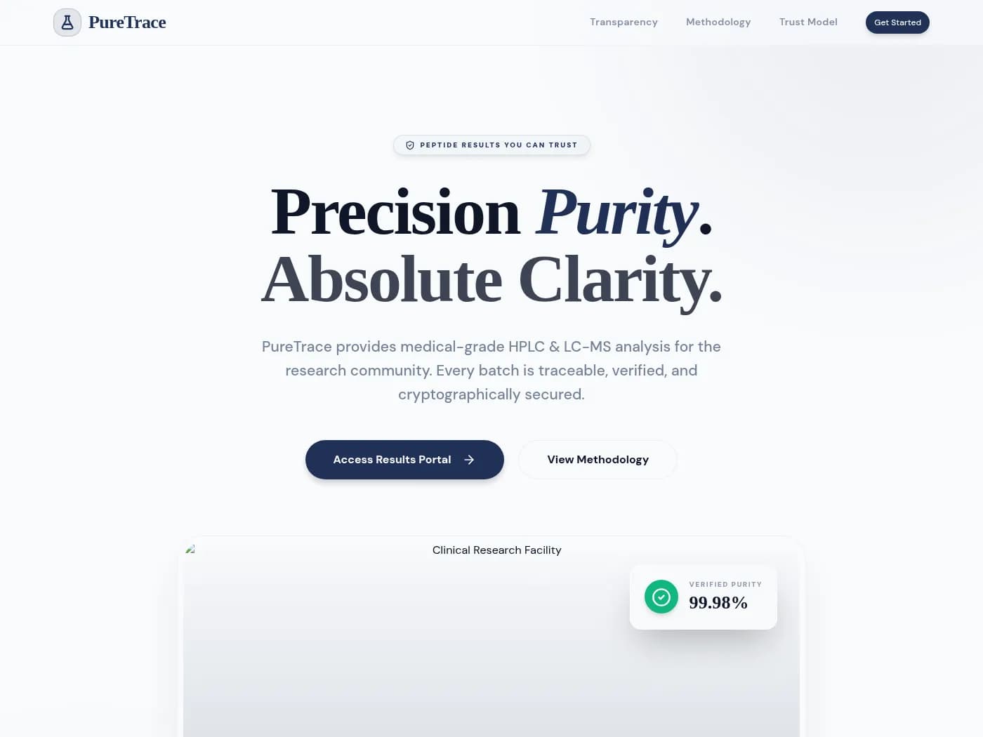 PureTrace Website