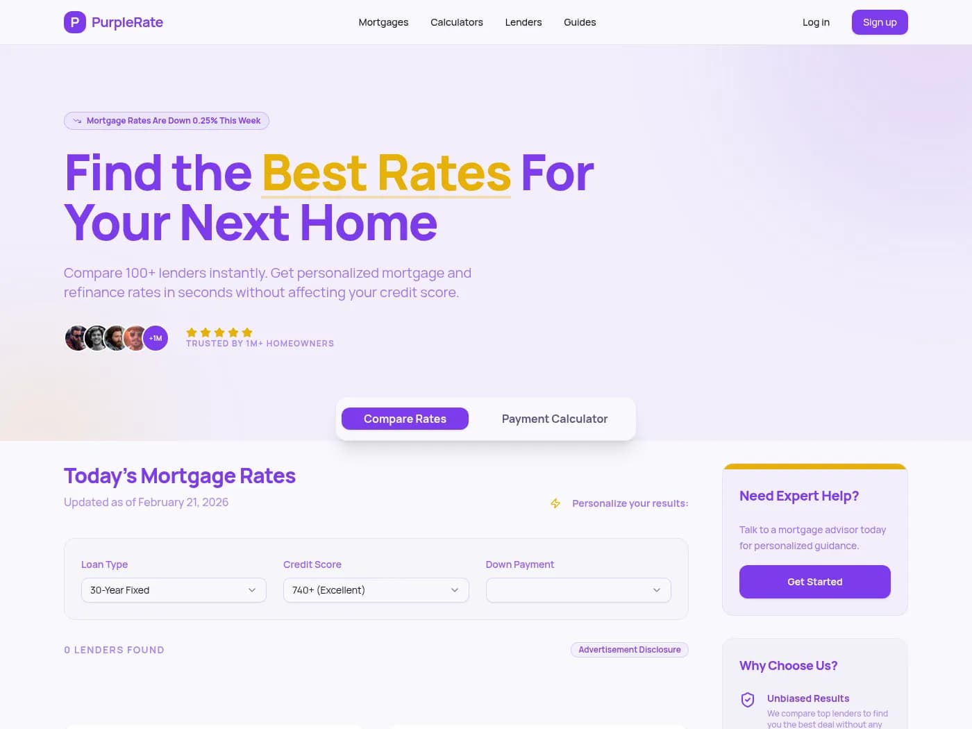 Purple Rate Finder