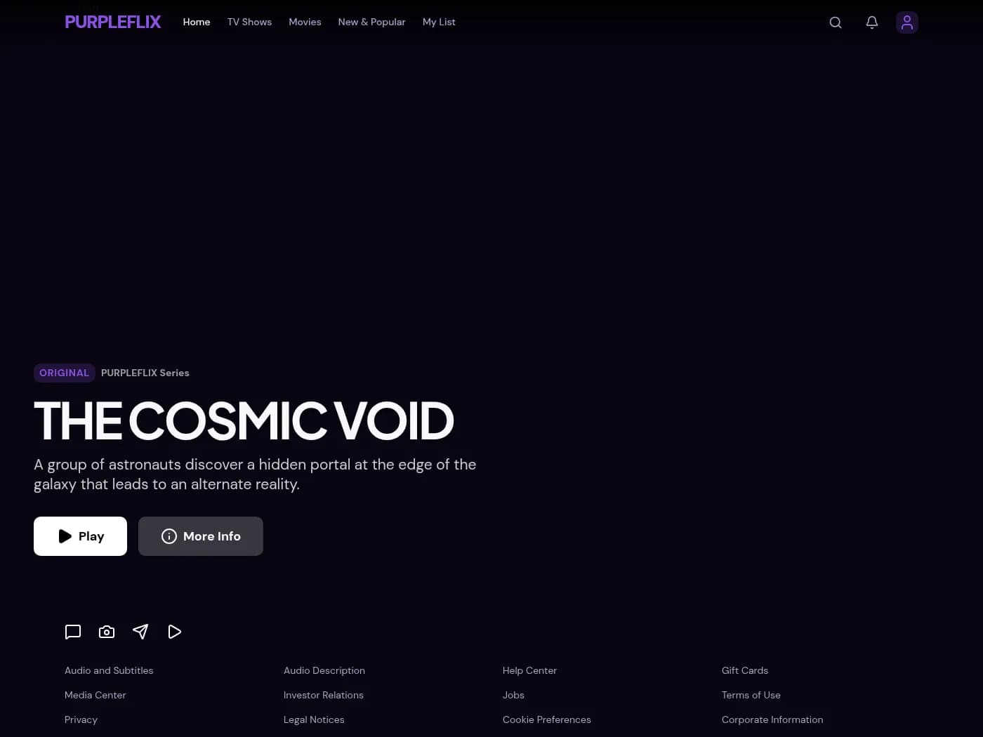 PurpleFlix Streaming App