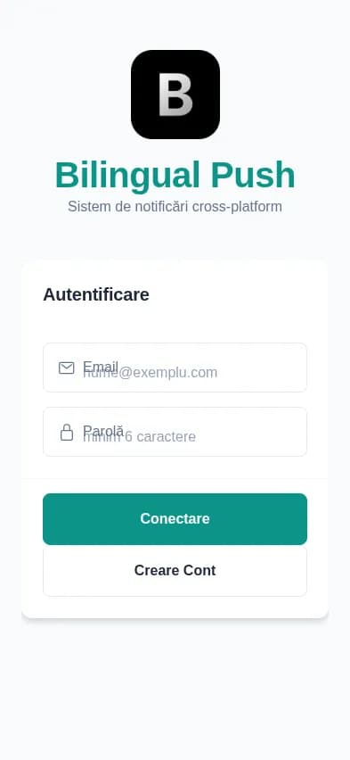 Bilingual Push App