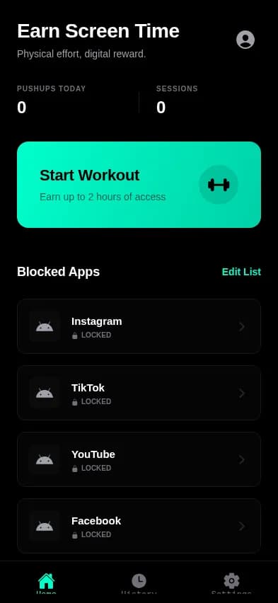 PushUp Unlocker