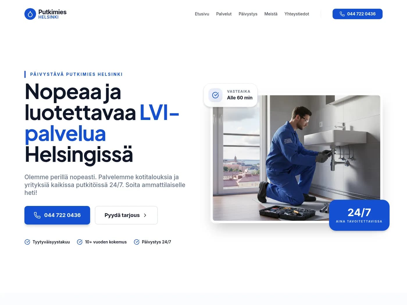 Putkimies Helsinki Site