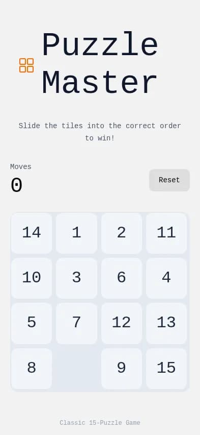 Puzzle Game App