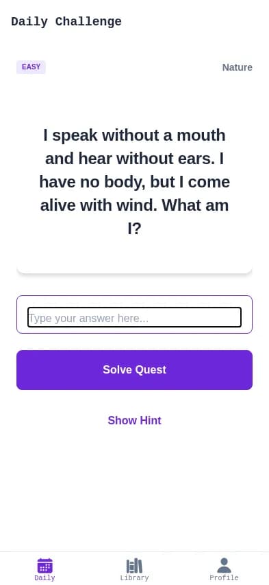 PuzzleQuest App
