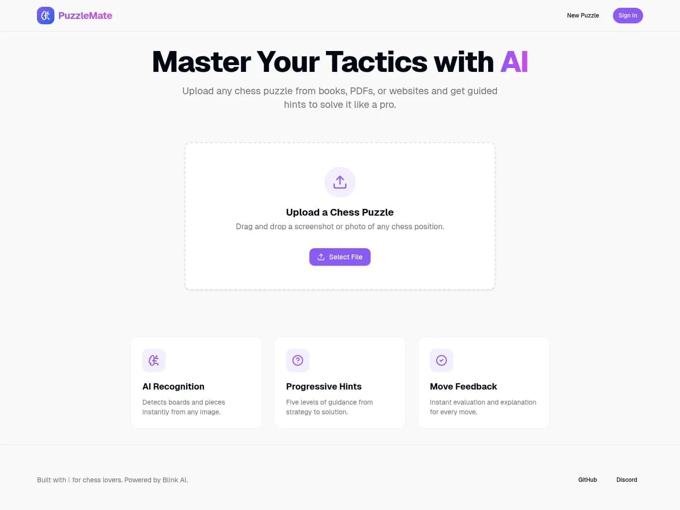 PuzzleMate Chess Helper