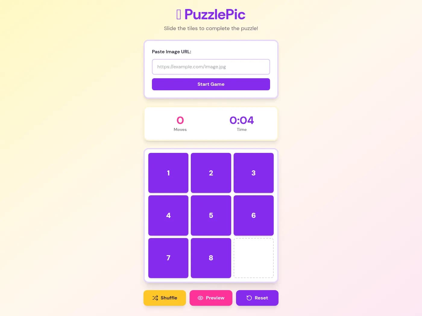 PuzzlePic Slider