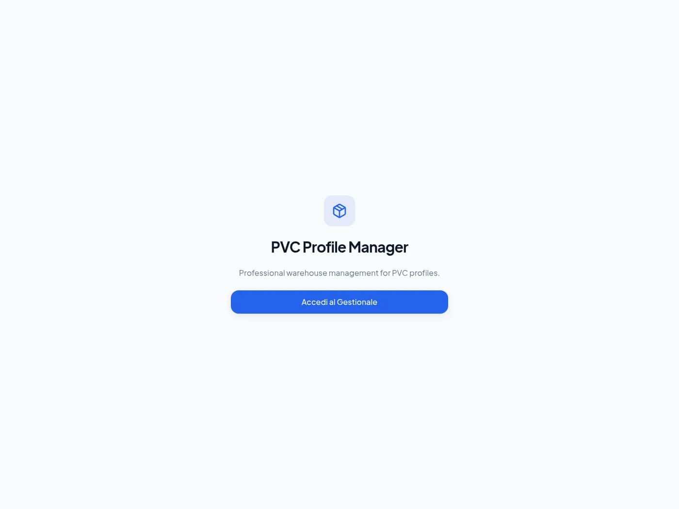 PVC Profile Manager