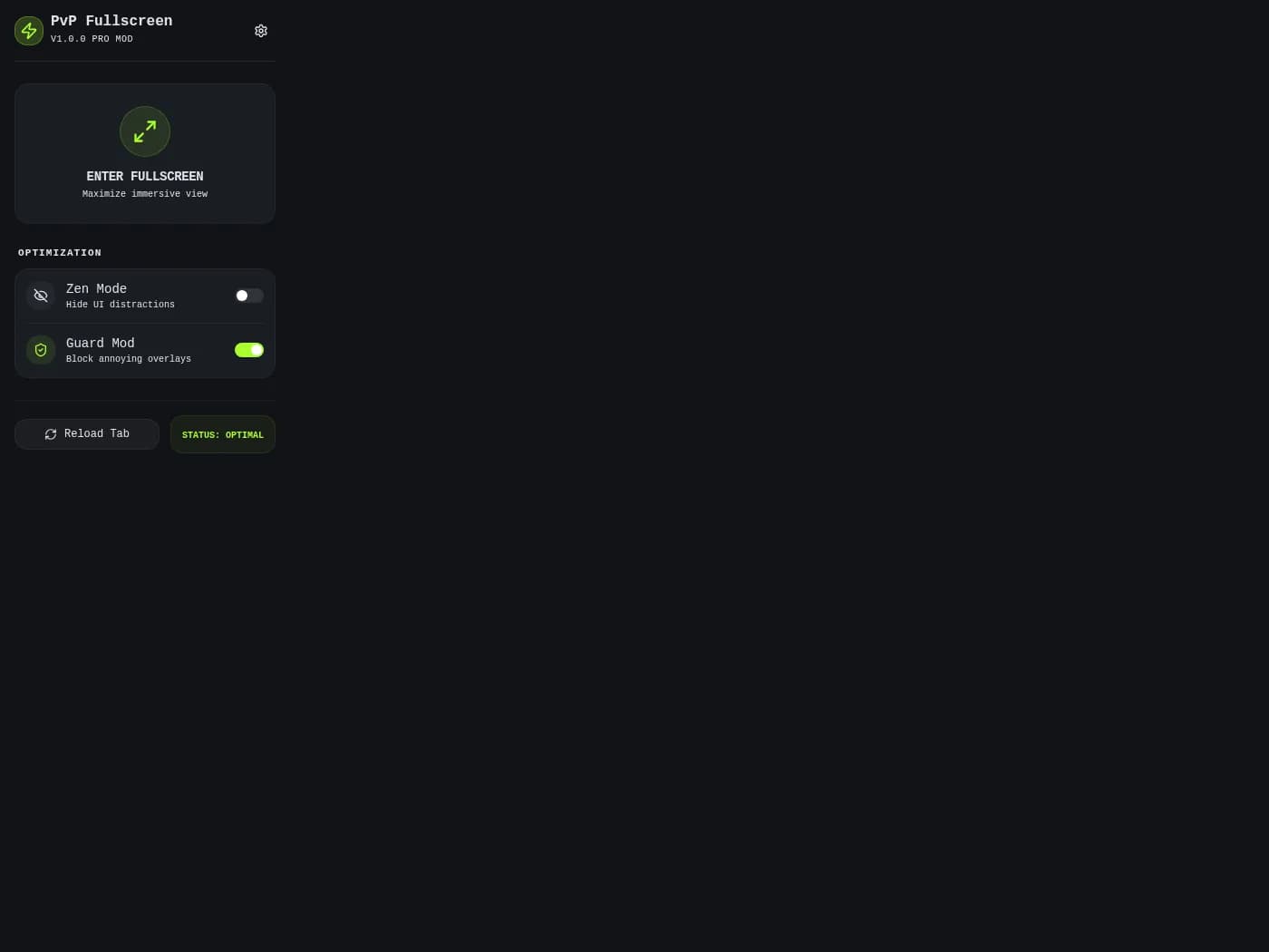 PvP Fullscreen Mod