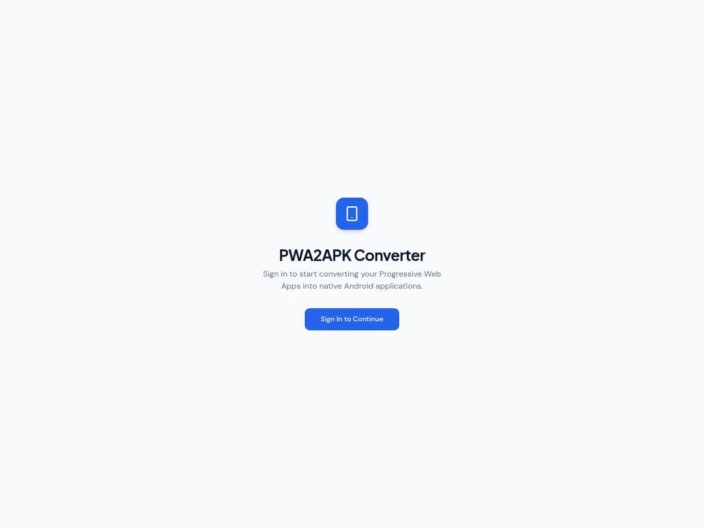 PWA2APK Converter