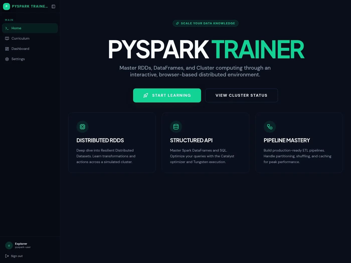 PySpark Trainer