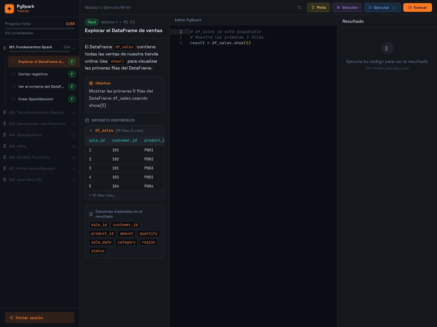 PySpark Trainer App