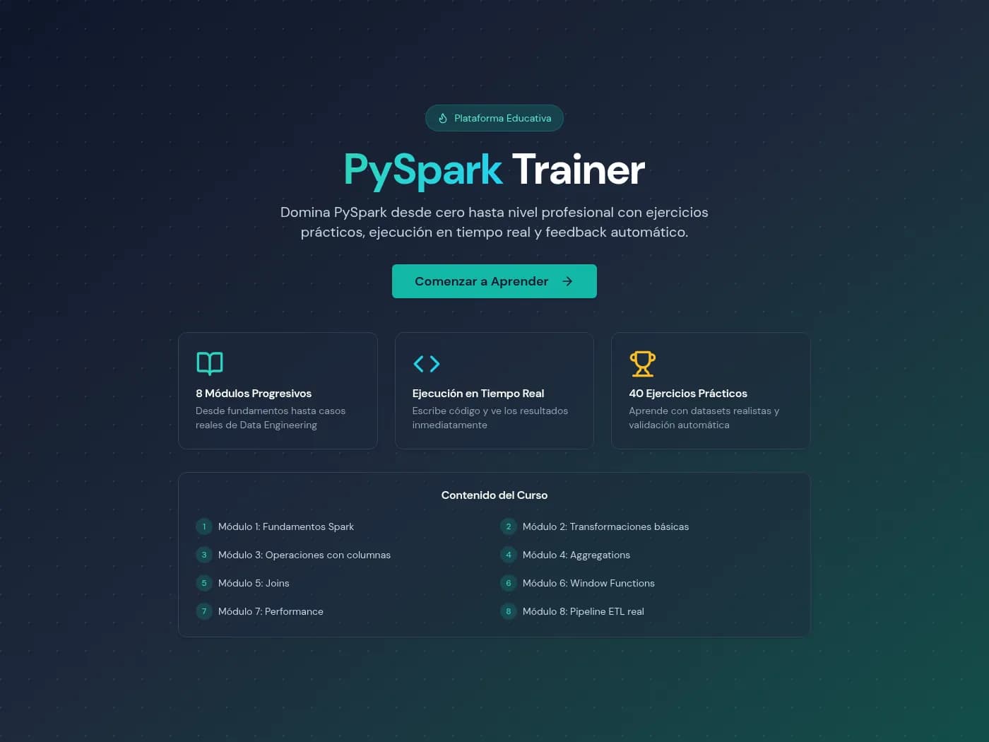 PySpark Trainer