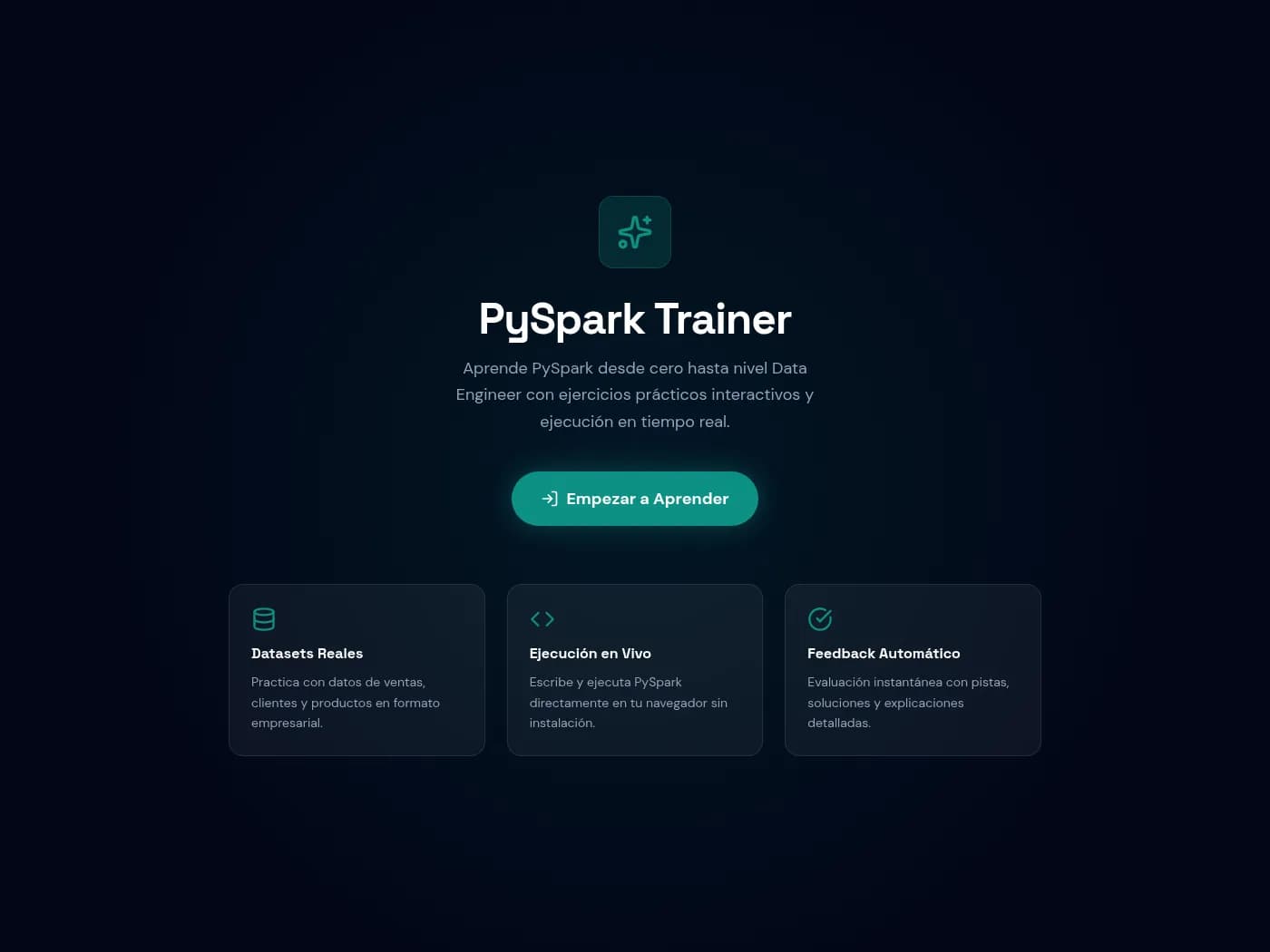 PySpark Trainer App