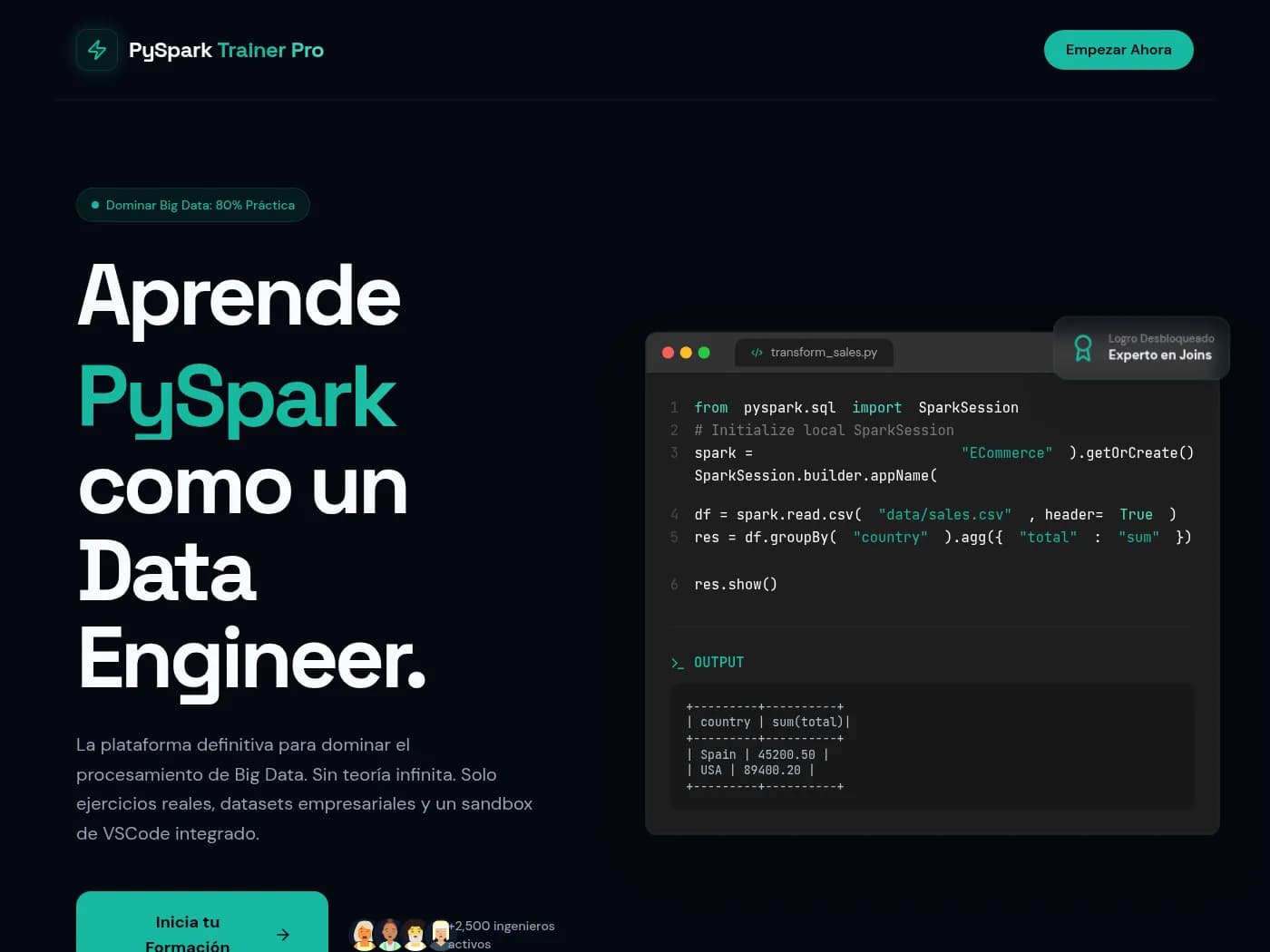 PySpark Trainer Pro