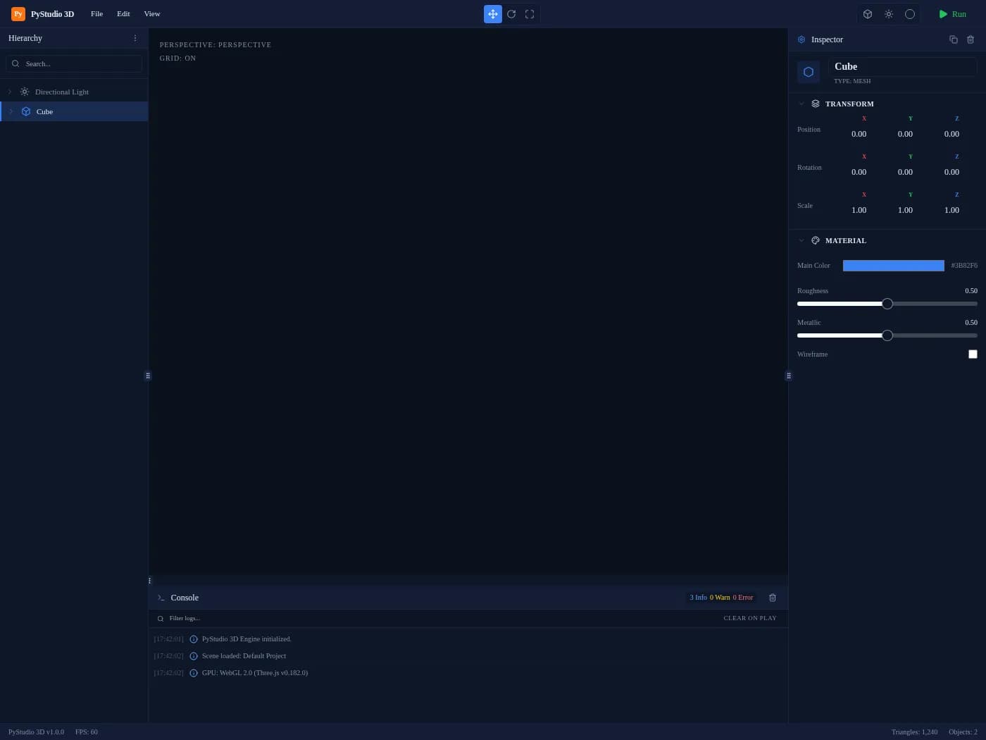 PyStudio 3D