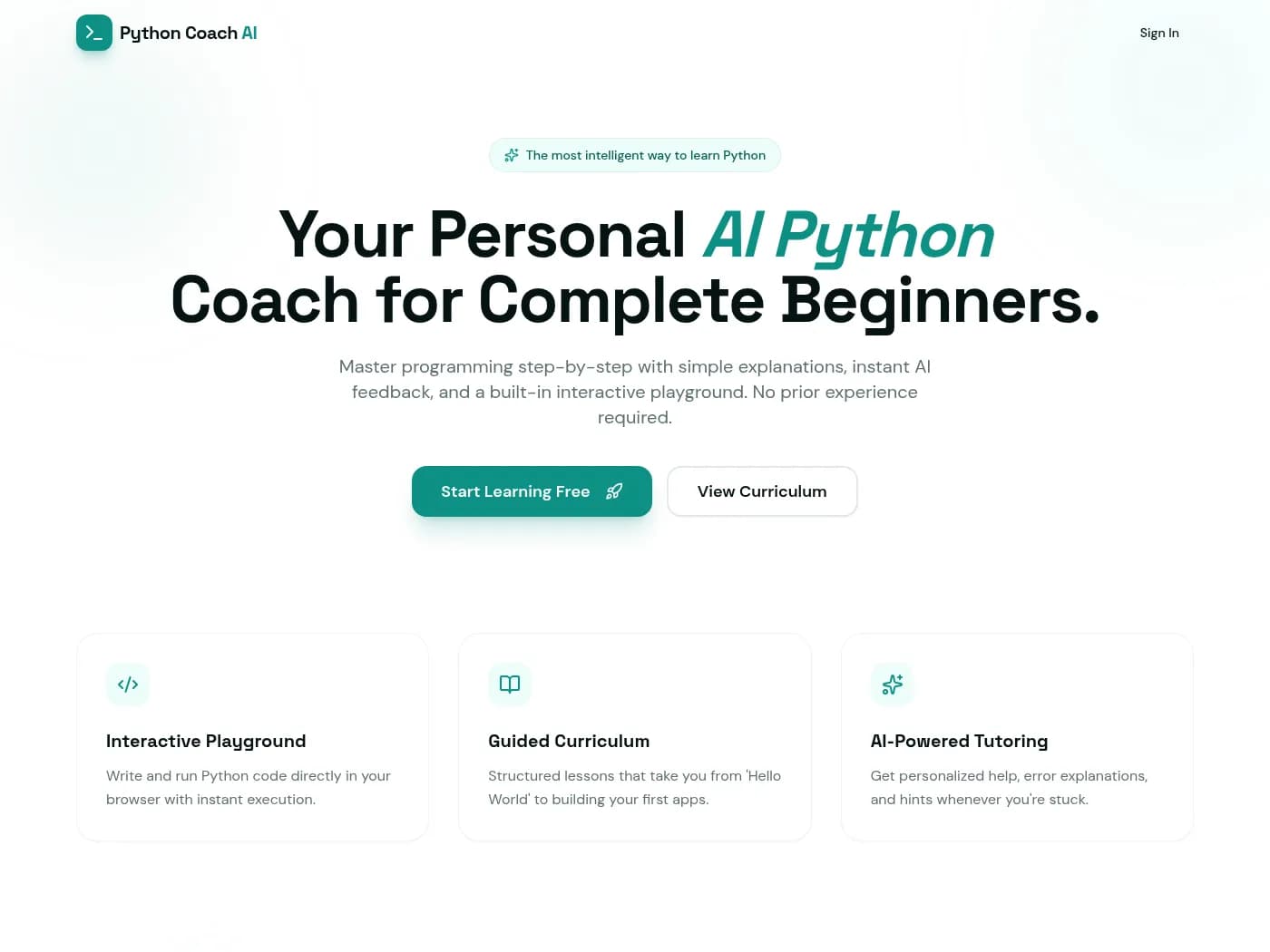 Python Coach AI