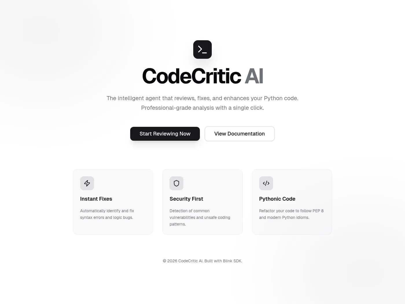 CodeCritic AI