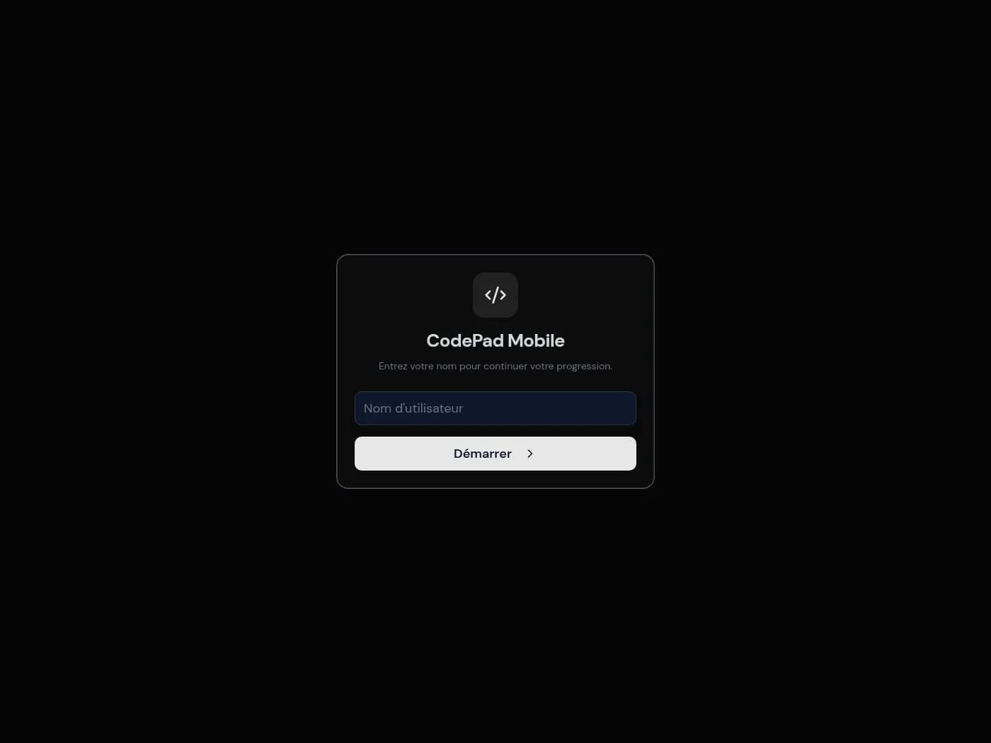 CodePad Mobile IDE