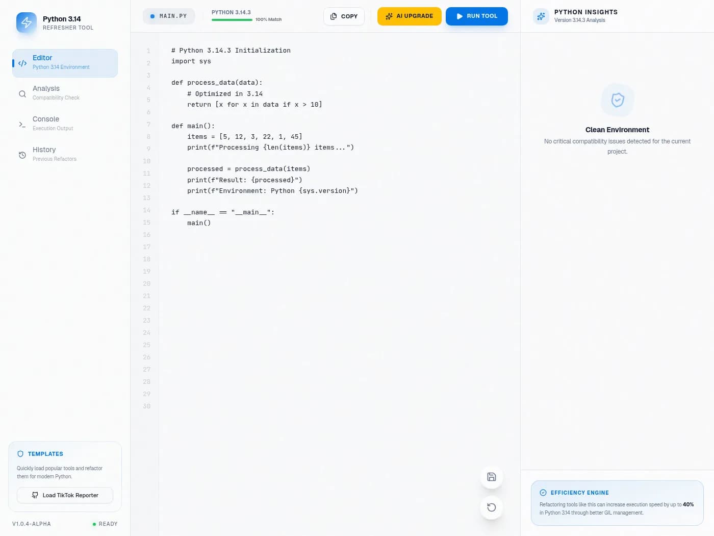 Python Tool Refresher