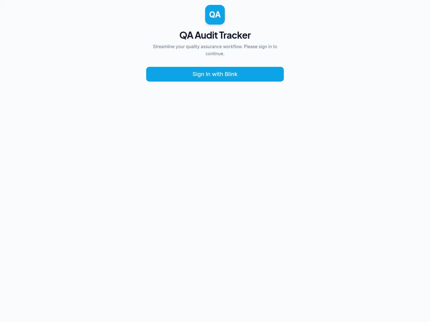 QA Audit Tracker