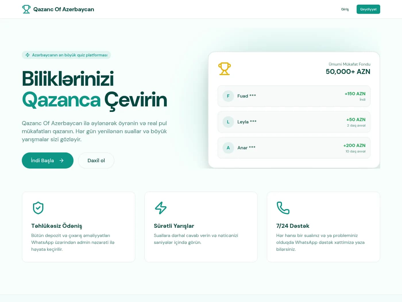 Qazanc Of Azerbaycan