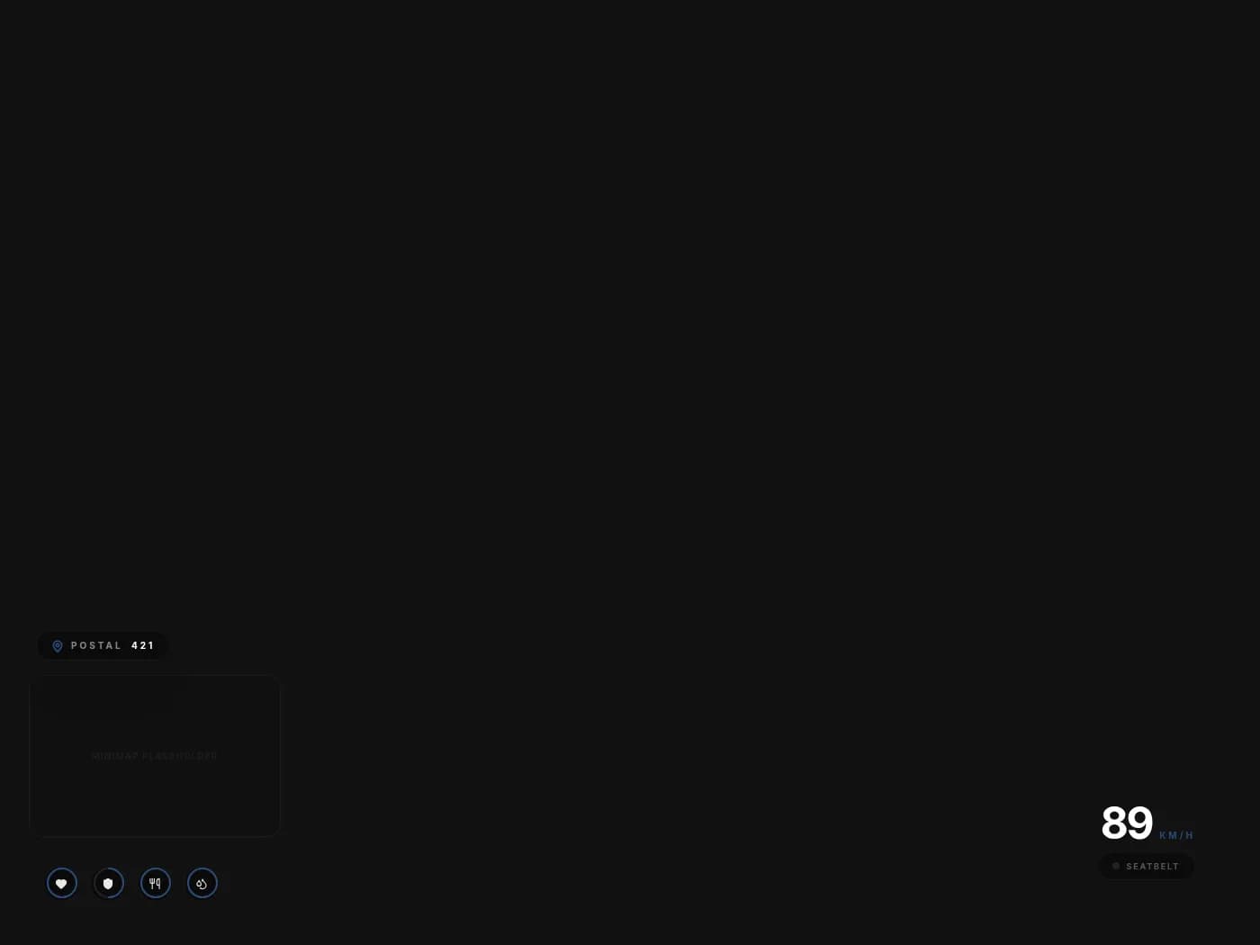 Modern Qbox RP HUD