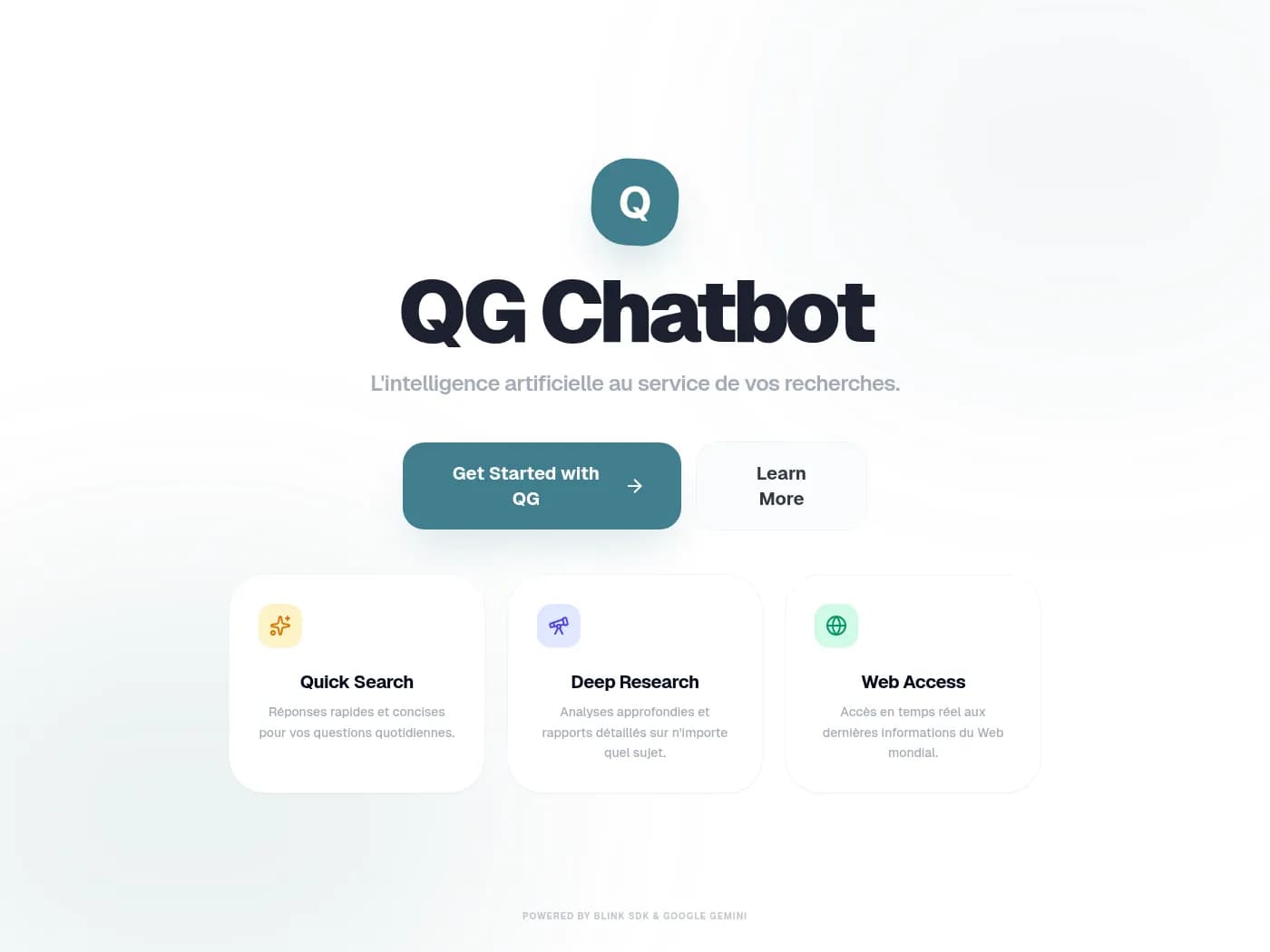 QG AI Chatbot