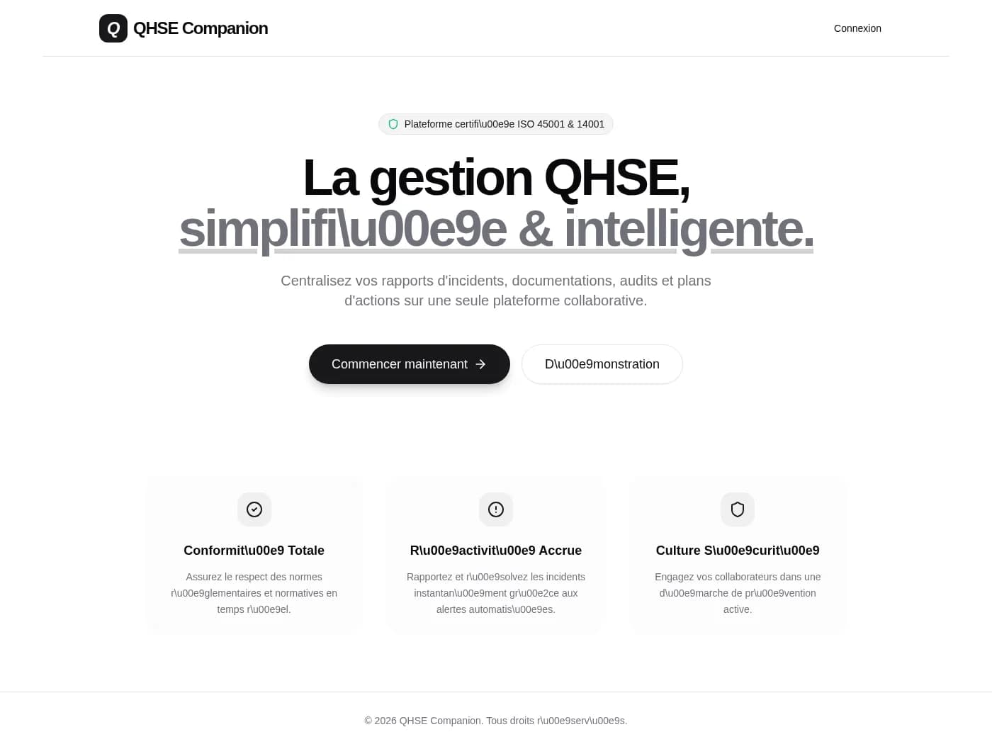 QHSE Companion