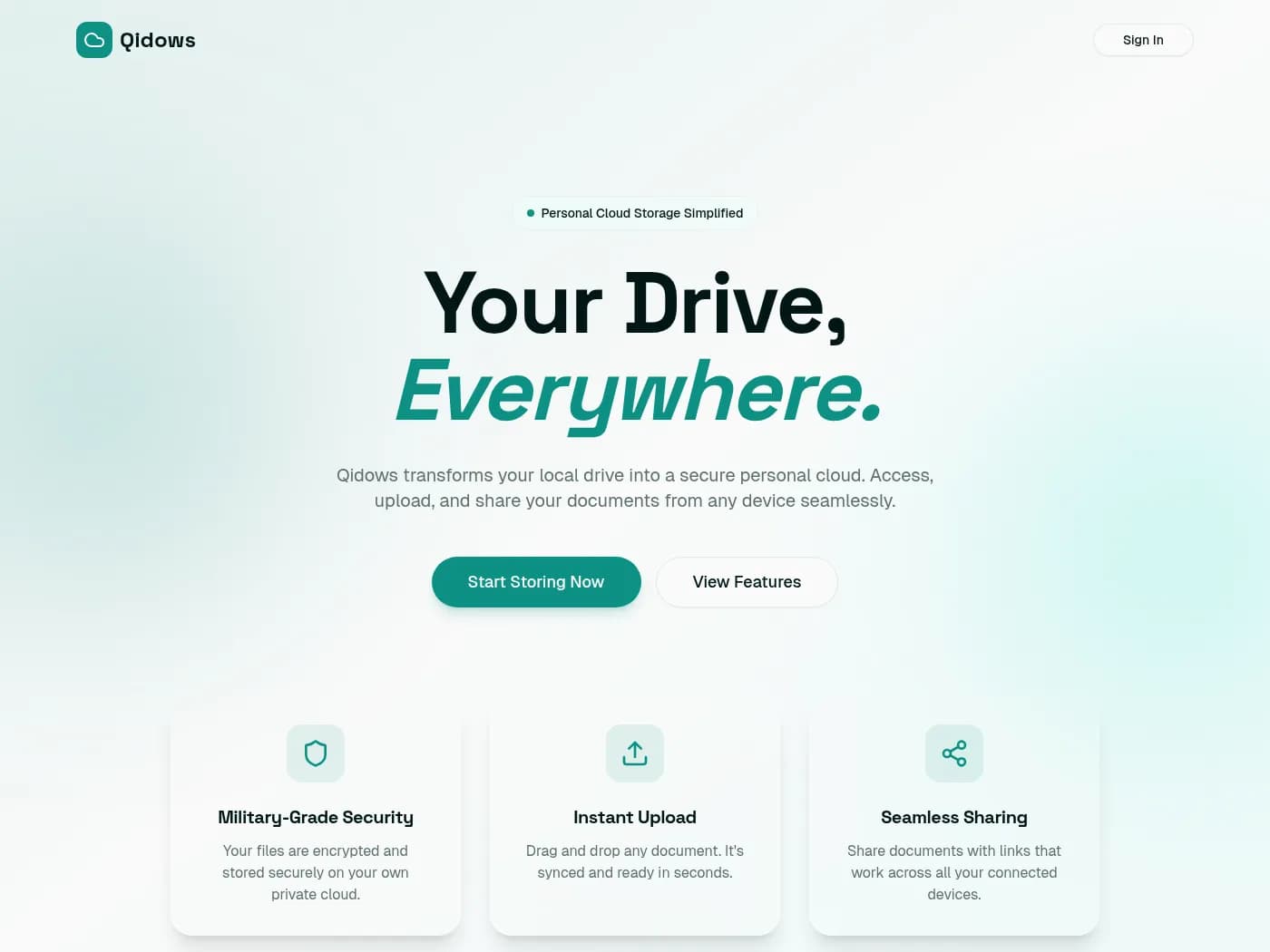 Qidows Cloud Drive