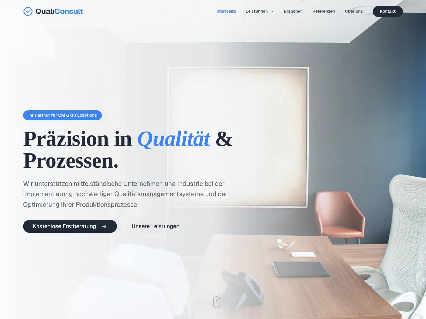 QualiConsult Web Presence