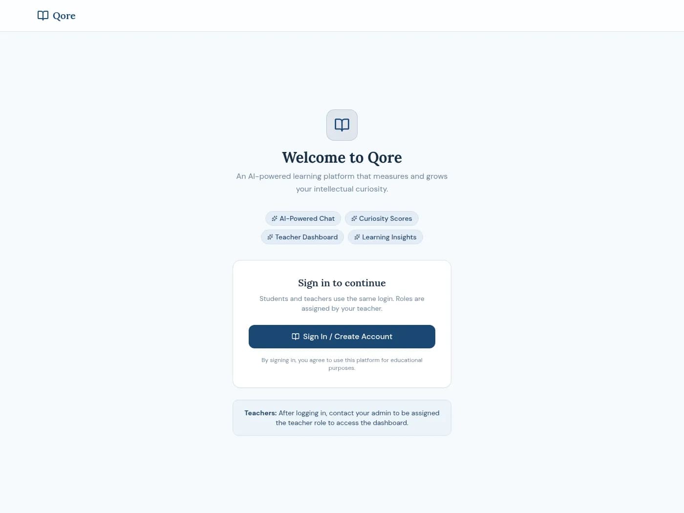 Qore Curiosity Platform