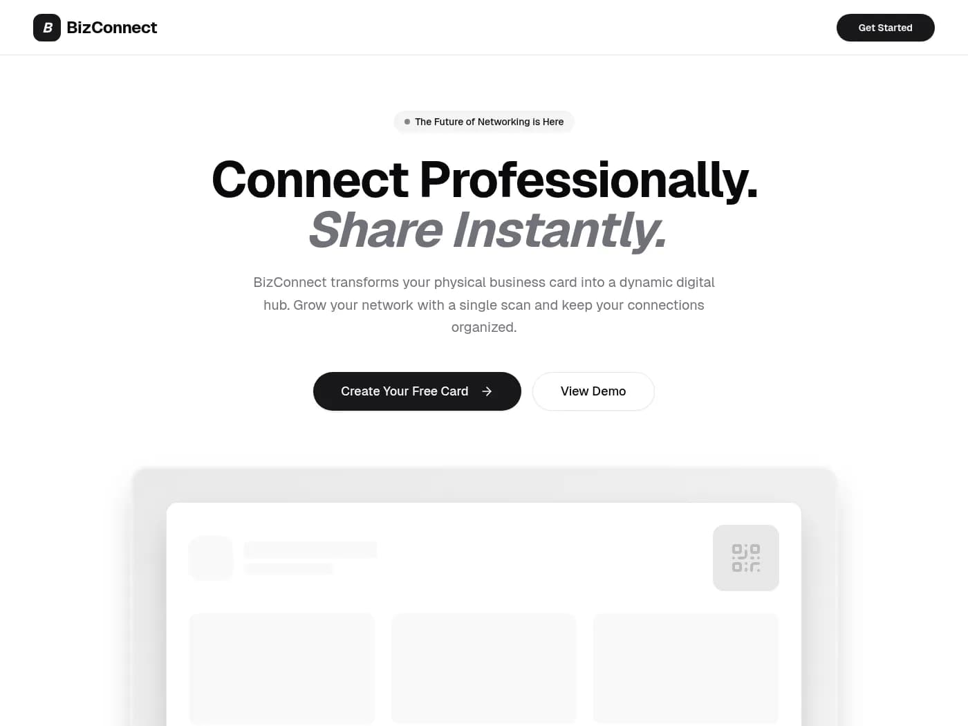 BizConnect QR Network