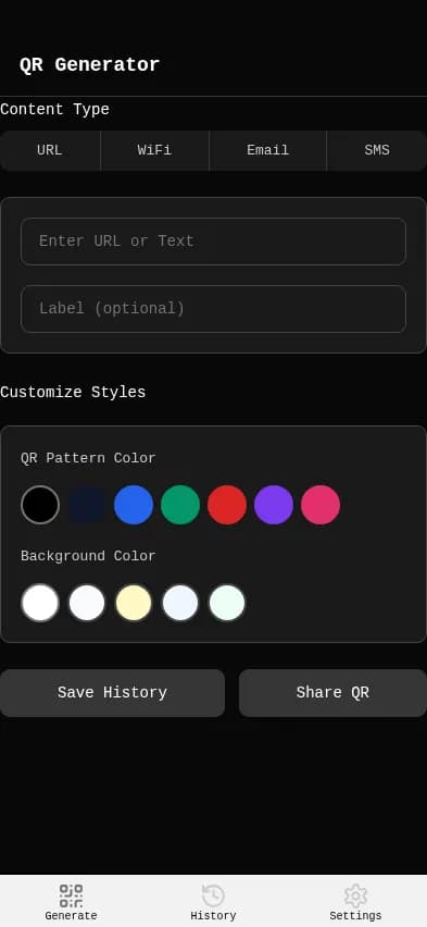 QR Code Generator
